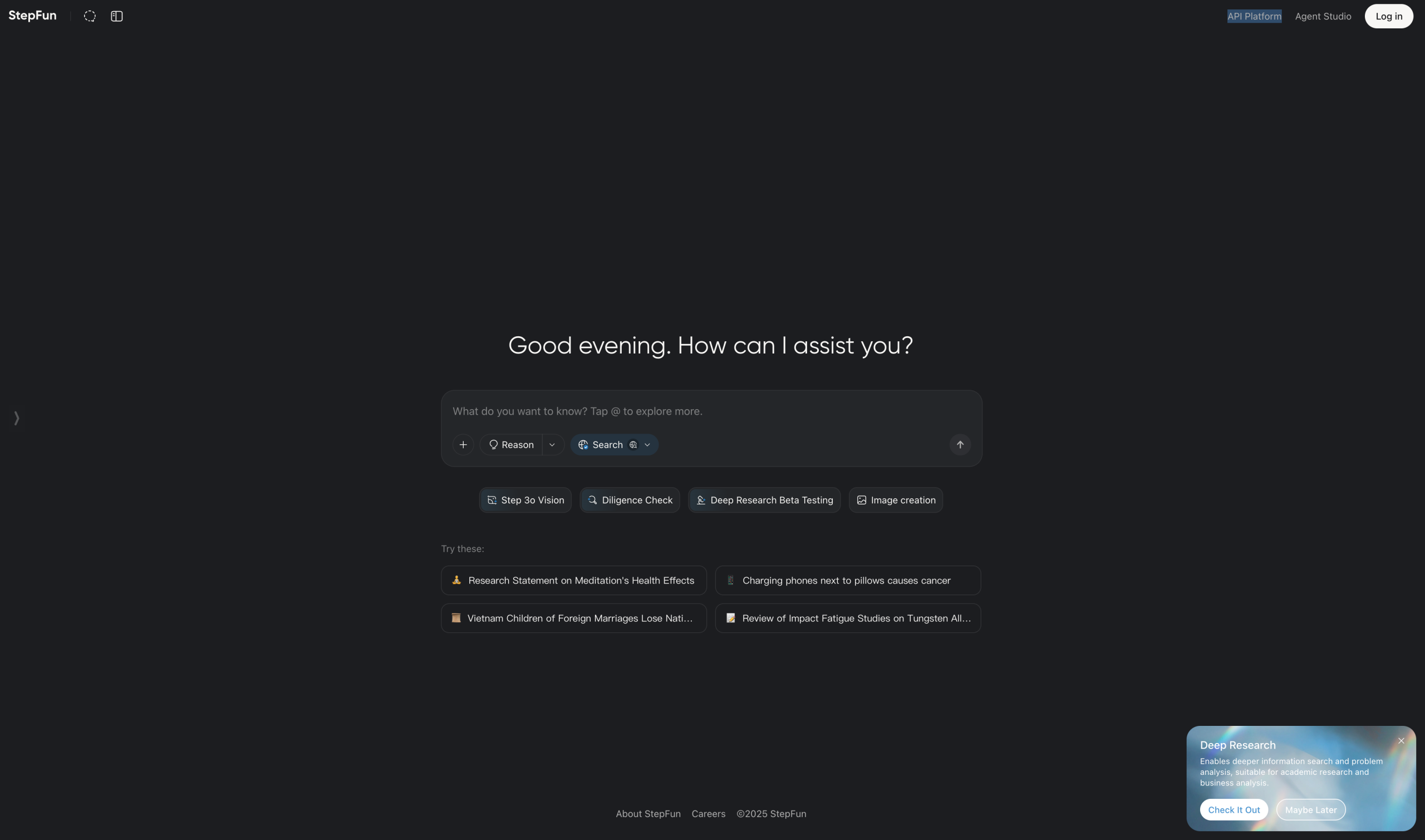 StepFun: Multimodal AI Agents for Deep Research | ChatGate