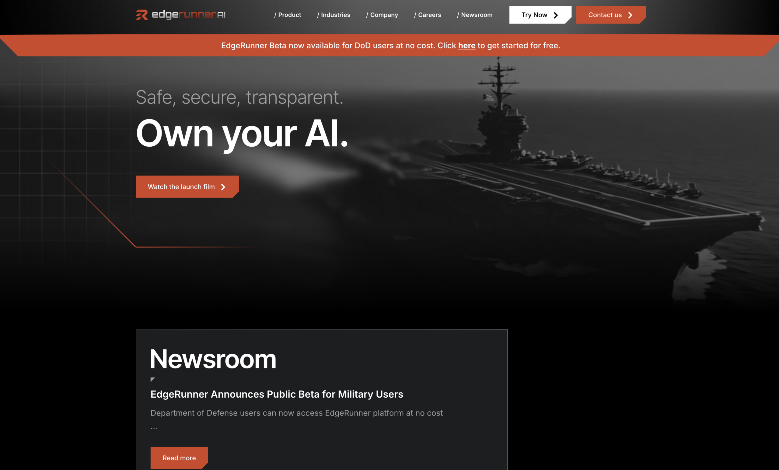 EdgeRunner: Air‑Gapped On‑Device AI Agents for Defense | ChatGate