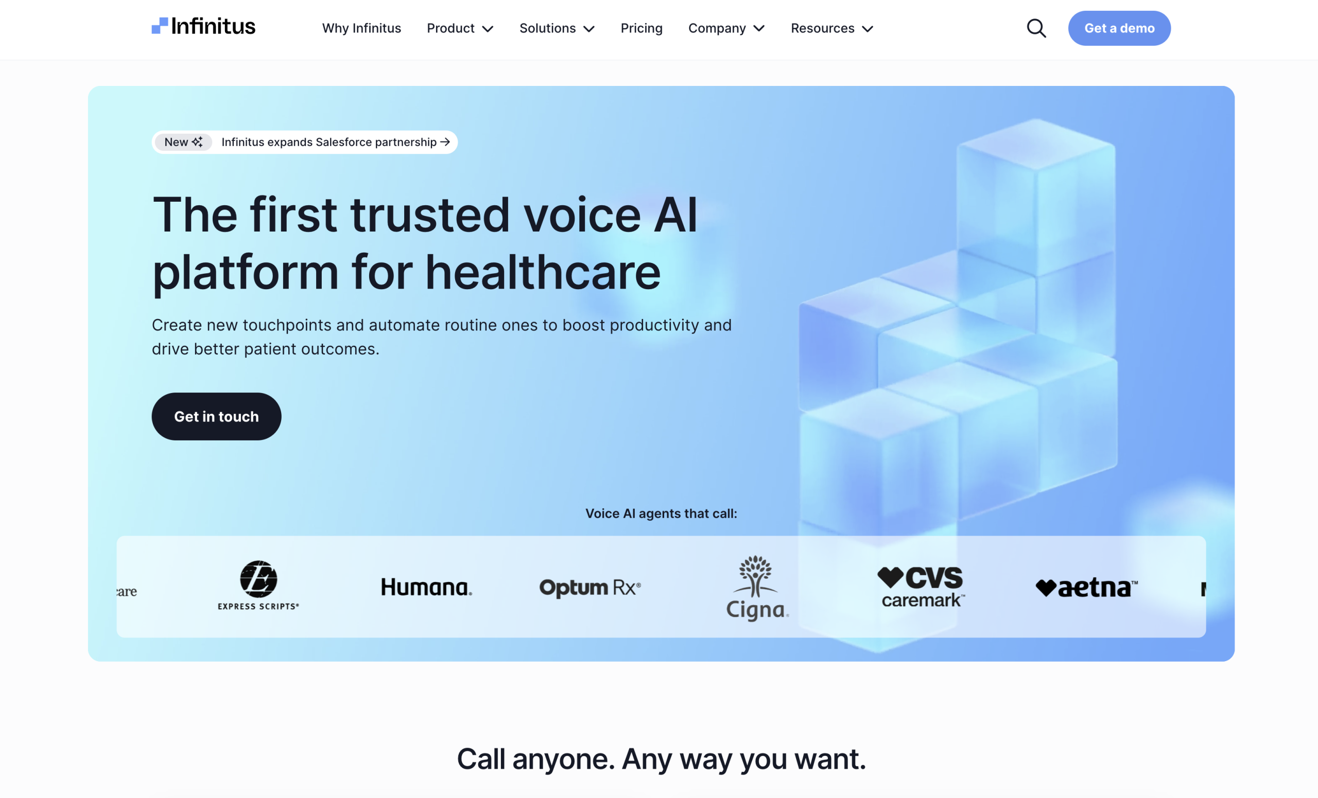 Infinitus: Transforming Healthcare Communication with Trusted Voice AI Agents | ChatGate