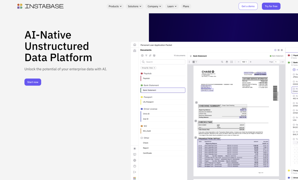Instabase: Turn Unstructured Data Into Insights | ChatGate