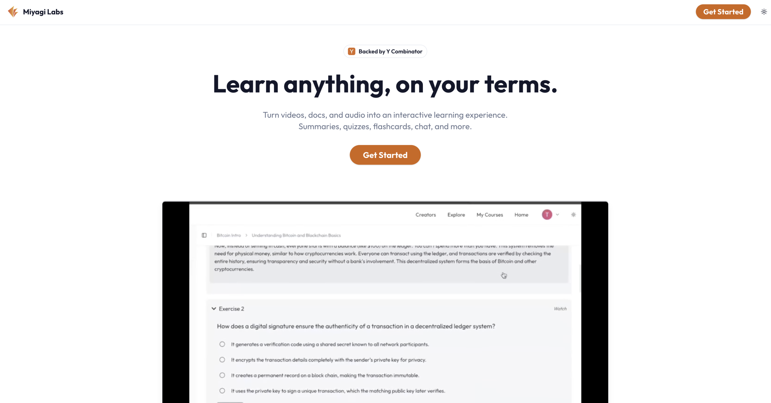 Miyagi Labs: Turn Any Video into an Interactive Course | ChatGate