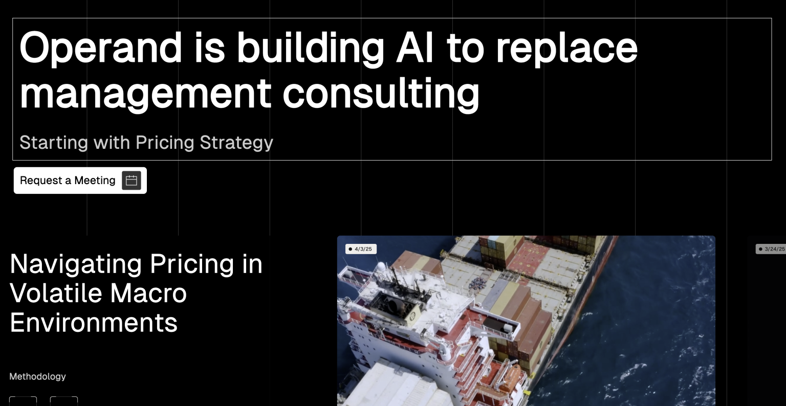 Operand: How AI-Enabled Consulting Is Transforming Pricing Strategy in ...