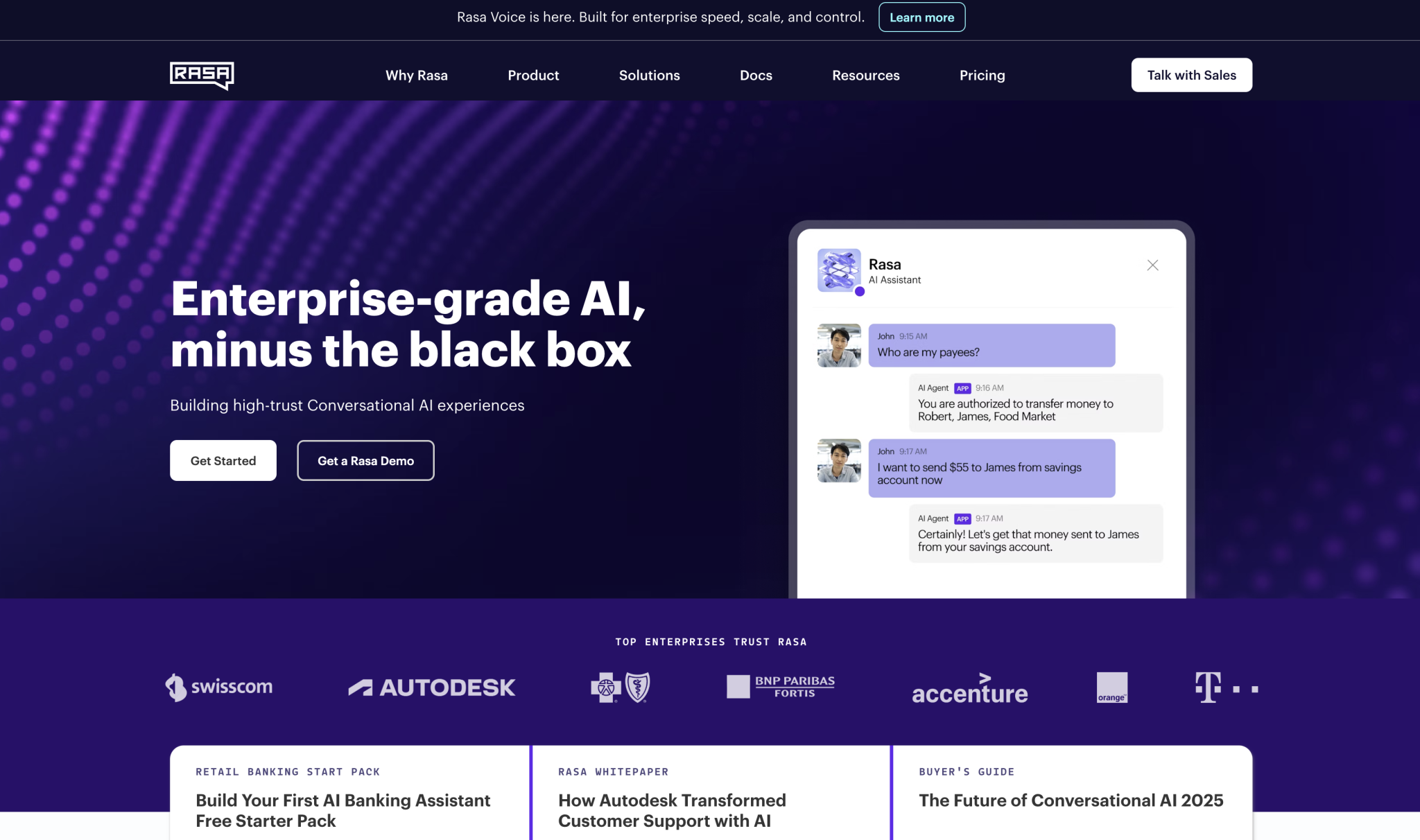 Rasa for Enterprises: Security and Scalability