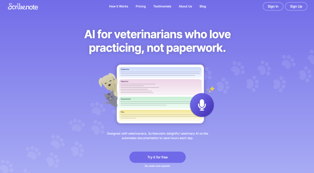 Scribenote: How AI Scribe Software Is Transforming Veterinary Medical ...