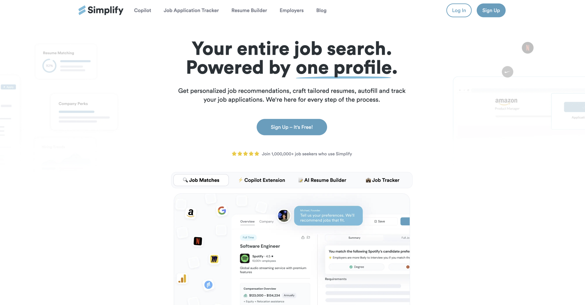 Simplify: AI-Powered Copilot for a Friction-Free Job Search | ChatGate