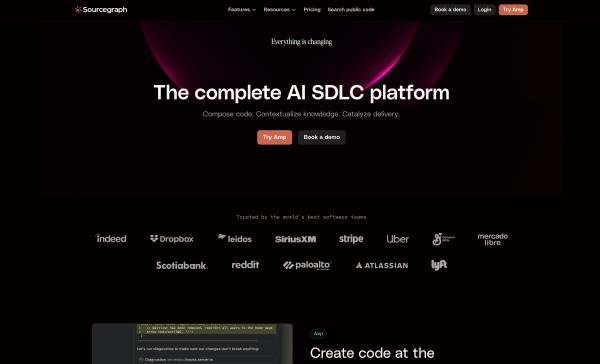 Sourcegraph Amp: Autonomous Code Editing With Deep Context | ChatGate