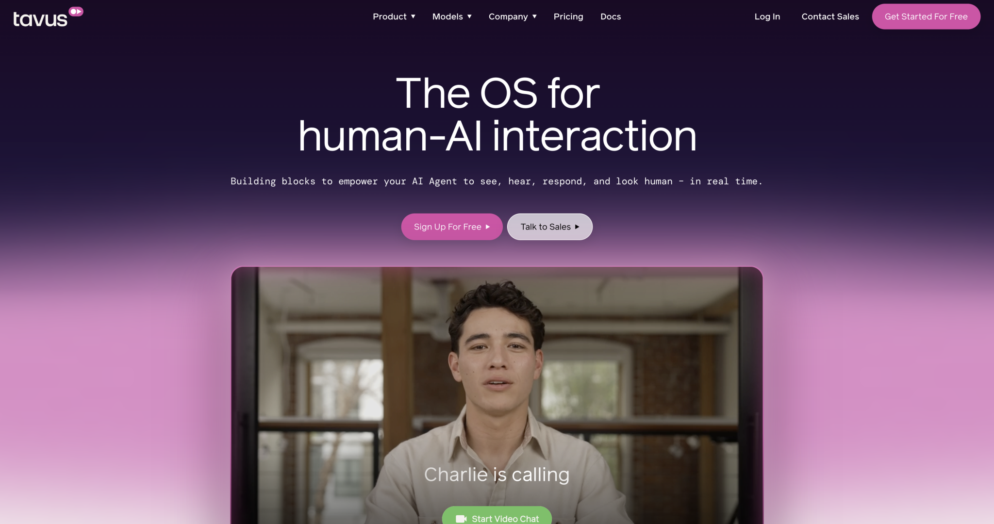 Tavus: The Operating System for Human-AI Interaction | ChatGate