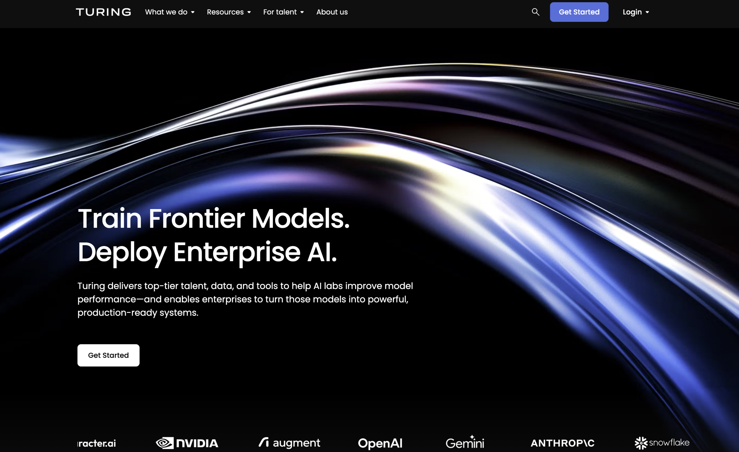 Turing: Train Frontier Models, Deploy Enterprise AI | ChatGate