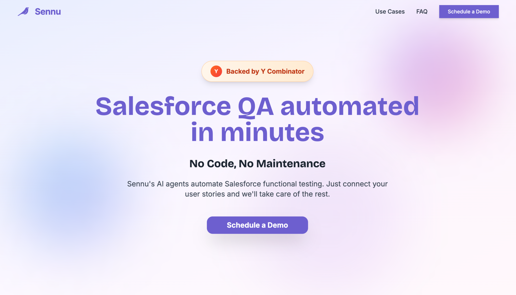 Sennu AI: Automated Salesforce Testing in Minutes - ChatGate