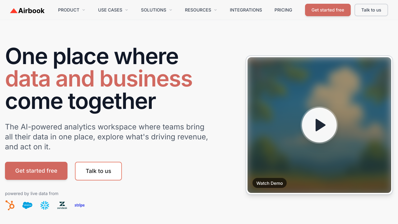 Airbook: The Unified GTM Data Platform for Analytics and Operations | ChatGate