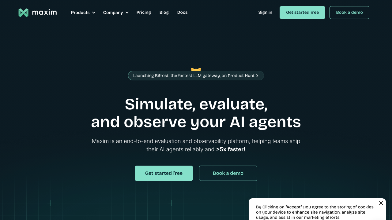 Maxim AI: A Comprehensive Platform for Evaluation and Observability of AI Agents | ChatGate