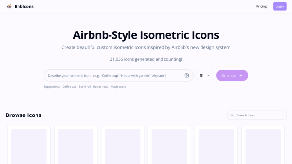 BnbIcons: The AI-Powered Platform for Creating Airbnb-Style Isometric ...
