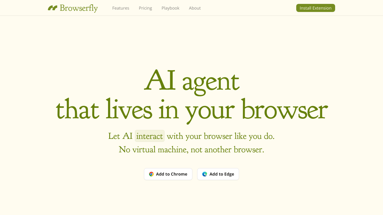 Browserfly: AI Agent That Lives in Your Browser | ChatGate