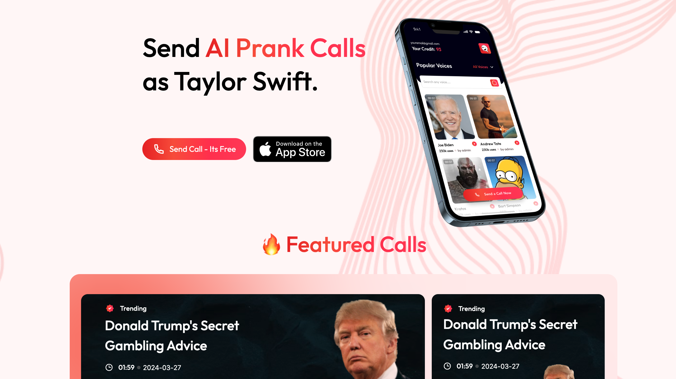 CandyCall: AI Prank Calls with 300+ Celebrity Voices | ChatGate