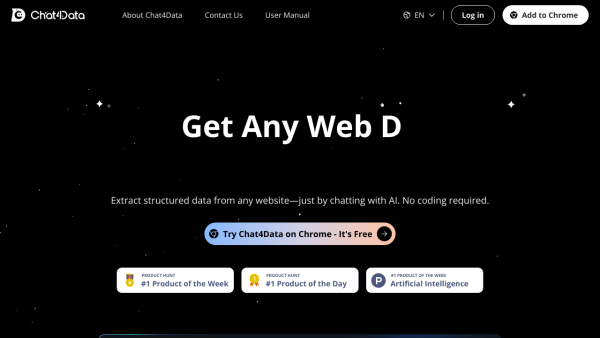 Chat4Data: The AI-Powered Web Scraping Extension Redefining Data Collection | ChatGate