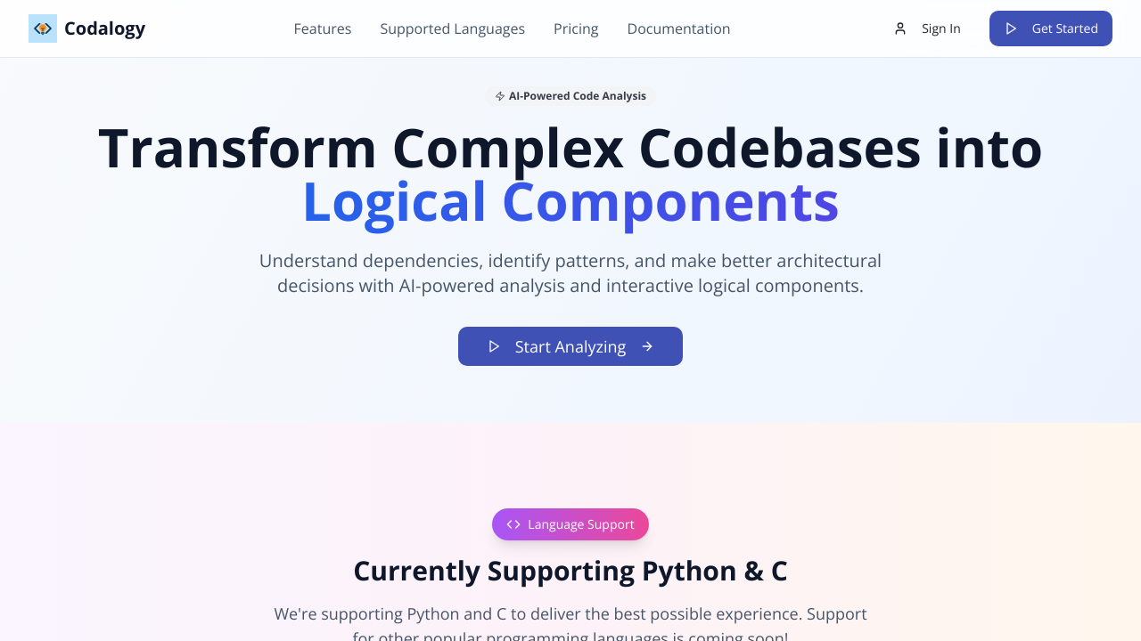 Codalogy: Turn Complex Codebases into Logical Components | ChatGate