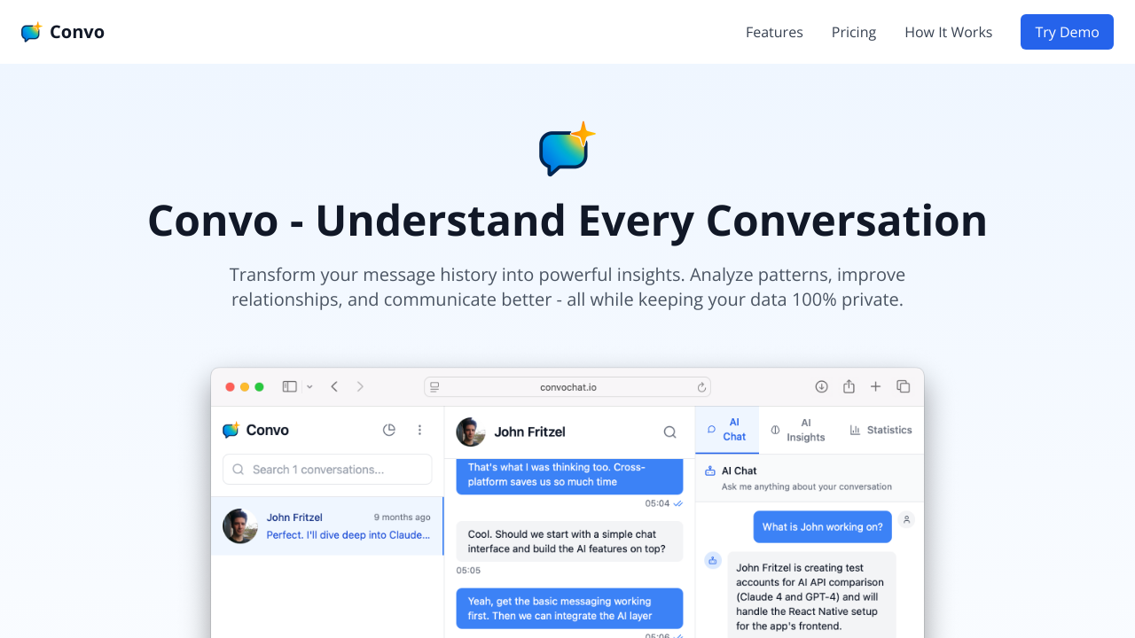 Convo: Transforming Conversation Analysis with Privacy-First AI ...