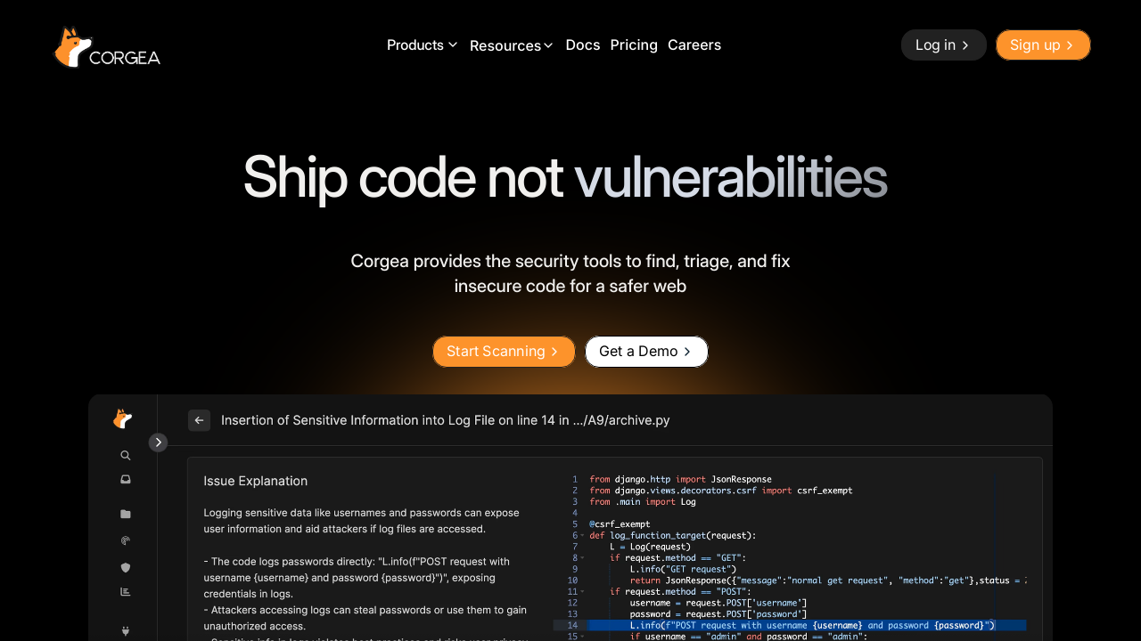 Corgea: AI-Powered Application Security for Modern Enterprises | ChatGate