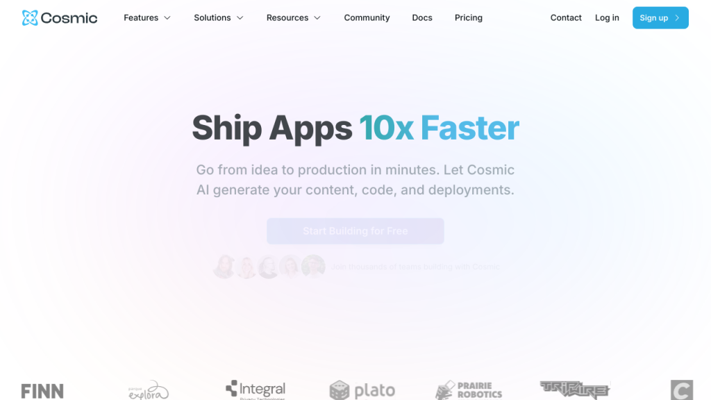 Cosmic: AI-Powered Headless CMS and App Generation | ChatGate