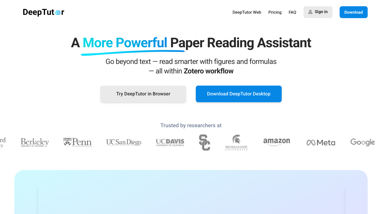 DeepTutor: AI-Powered Paper Reading Inside Zotero | ChatGate