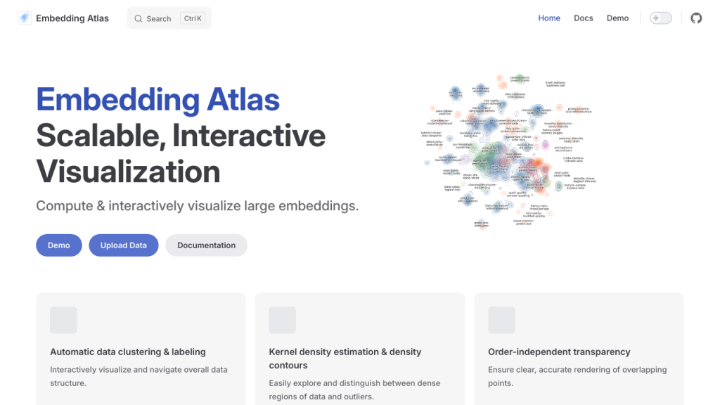 Embedding Atlas: Visualize and Explore Large Embeddings | ChatGate