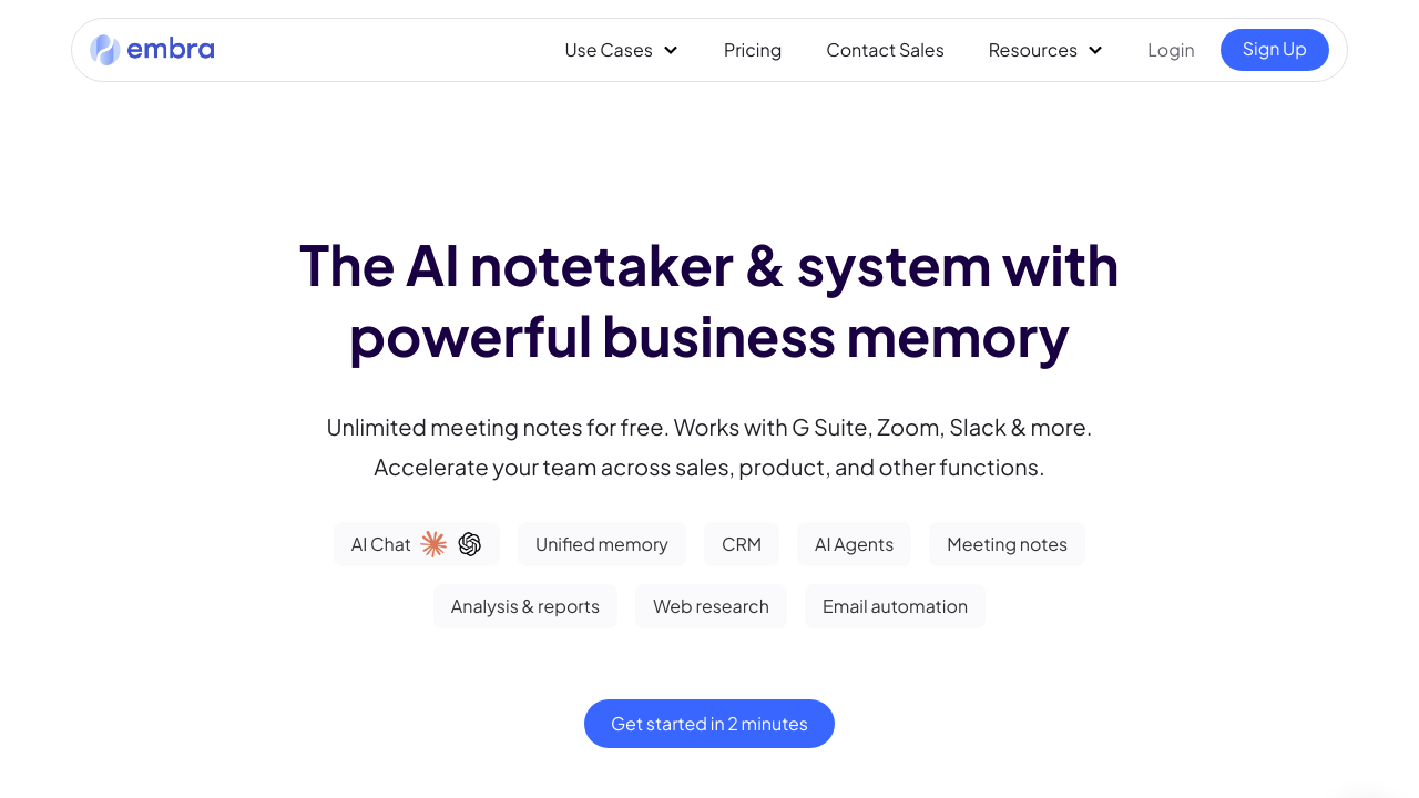 Embra: AI Operating System for Smarter Meetings | ChatGate