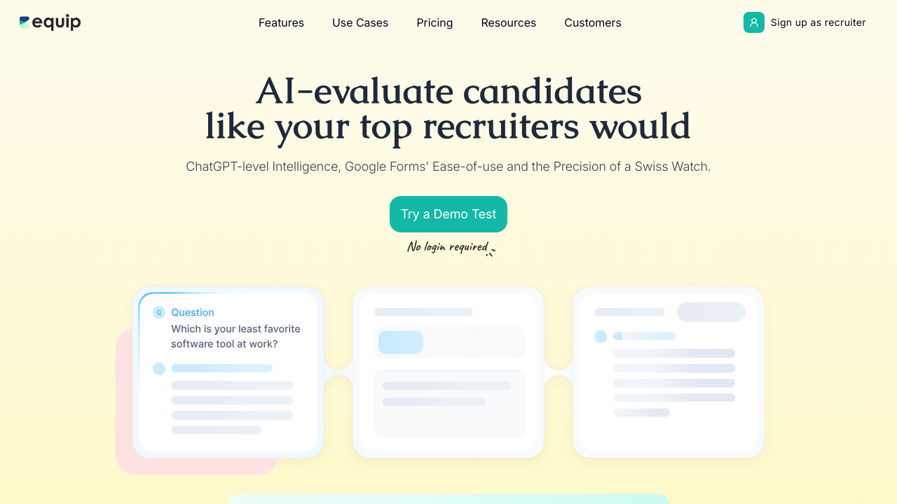Equip AI Interviews: Automating Candidate Evaluation with Fairness and Precision | ChatGate