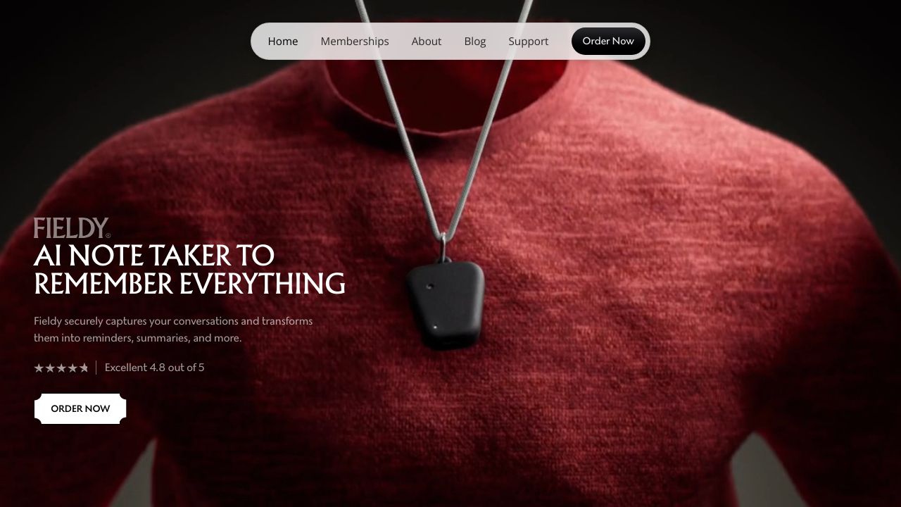 Fieldy: The Wearable AI Note Taker Transforming Memory and Productivity ...