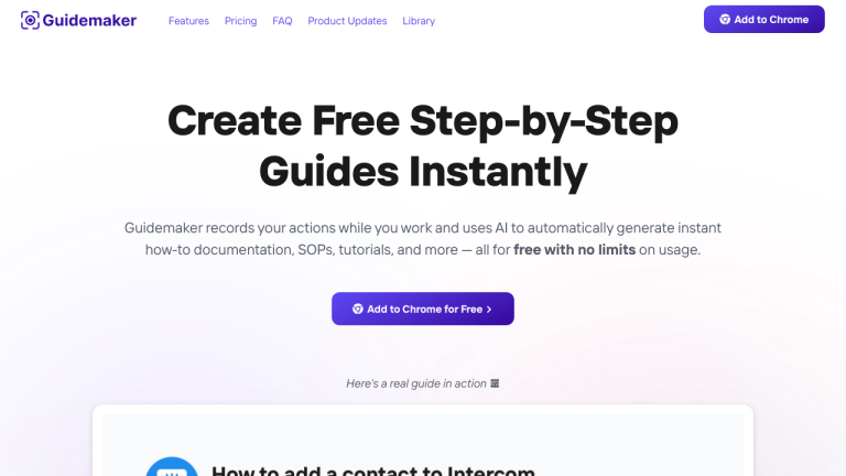 Guidemaker: The Free AI-Powered SOP Generator for Effortless ...