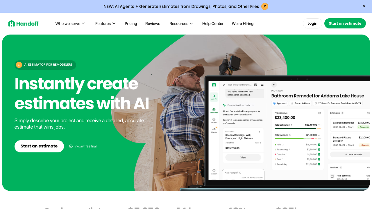 Handoff AI Estimating: Transforming Construction Project Management for ...