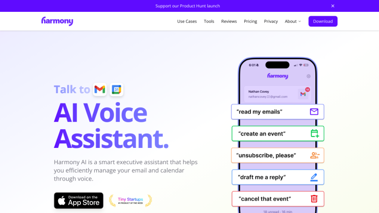 Harmony AI Executive Assistant: Transforming Email and Calendar ...