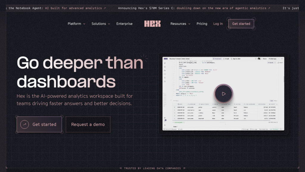 Hex: AI‑Powered Analytics Workspace for Deeper, Faster Insights | ChatGate