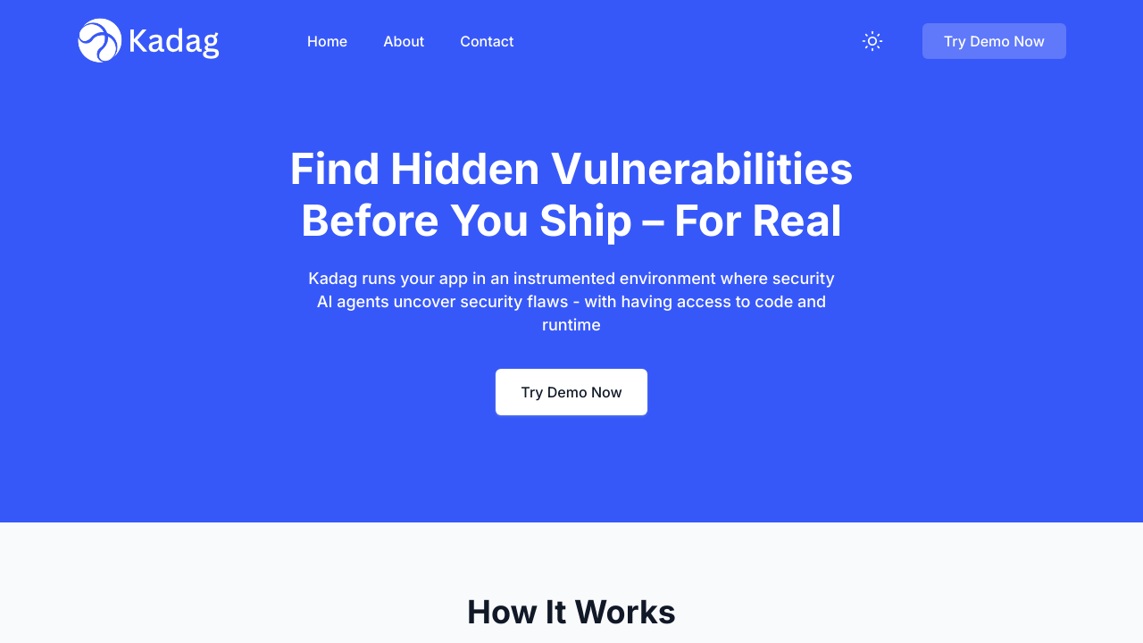 Kadag Security: AI-Driven Security Testing for Web Apps & APIs - ChatGate