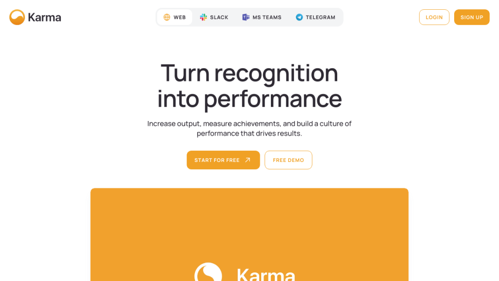 Karma Bot: Turn Recognition Into Performance