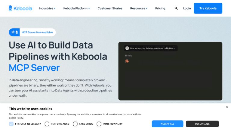 Keboola MCP Server: Build Production-Grade Data Pipelines with AI | ChatGate