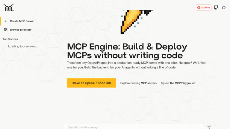 AG2 MCP Engine: Turn OpenAPI specs into MCP servers | ChatGate