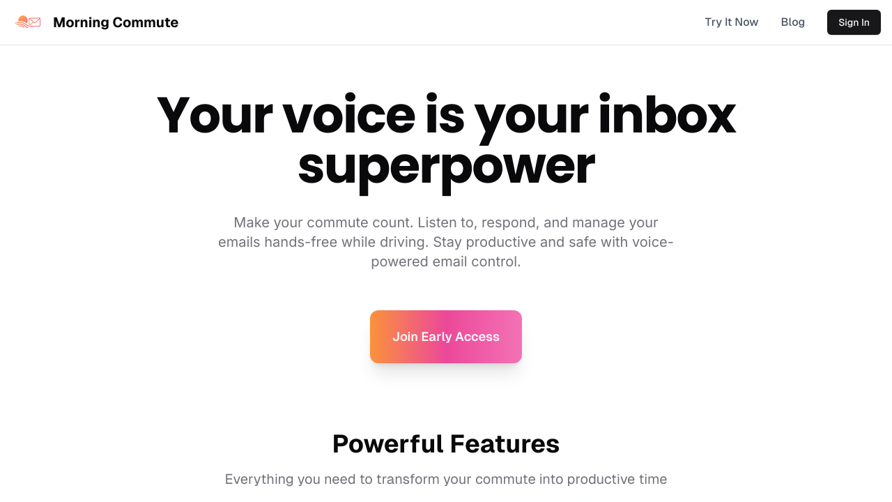 Morning Commute: Transforming Your Daily Drive into Productive Email ...