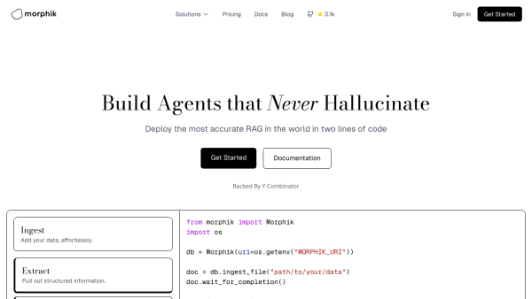 Morphik: The Next Generation Multimodal RAG Platform for Enterprise-Grade AI - ChatGate