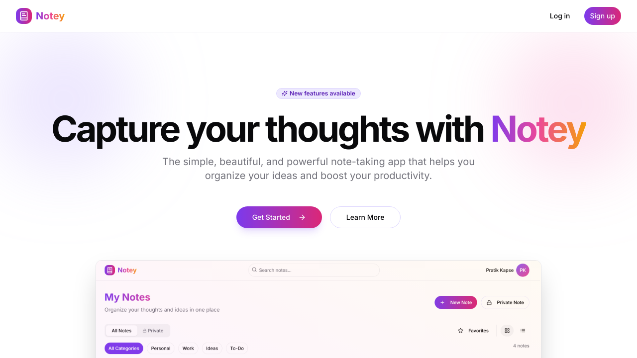 Notey: The Secure, Smart Note-Taking App | ChatGate