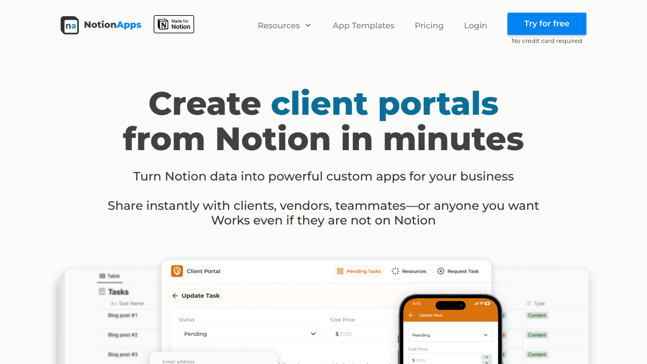 NotionApps: Transforming Notion Databases into Custom Business Apps ...