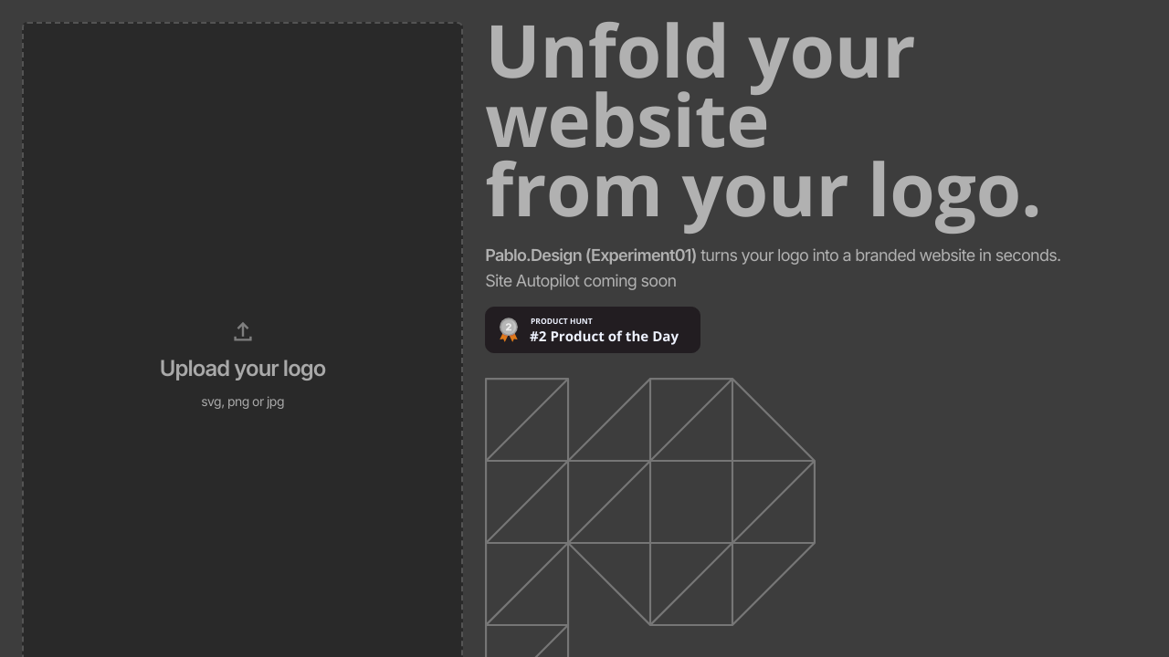Pablo.Design: Turn Your Logo Into a Website | ChatGate