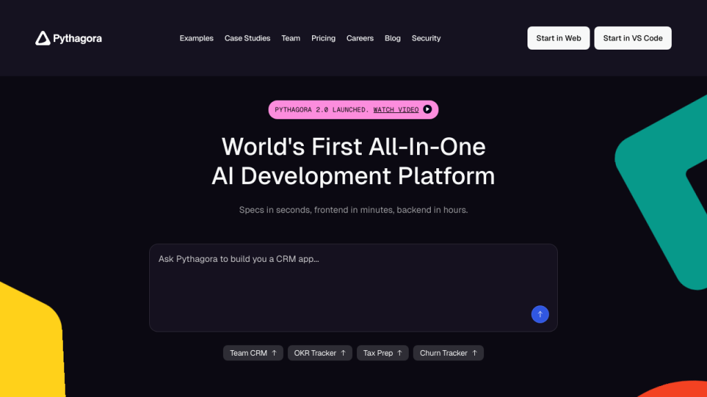 Pythagora: The All-in-One AI Development Platform | ChatGate