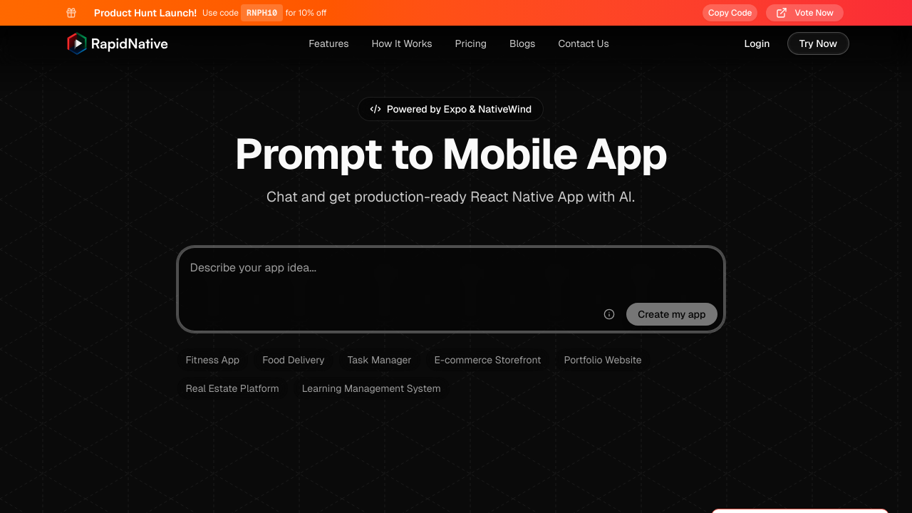 RapidNative: Transforming AI Prompts into Production-Ready React Native ...