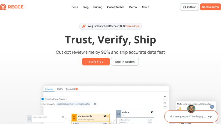 Recce: Transforming Data Validation and Deployment for Modern Data Teams