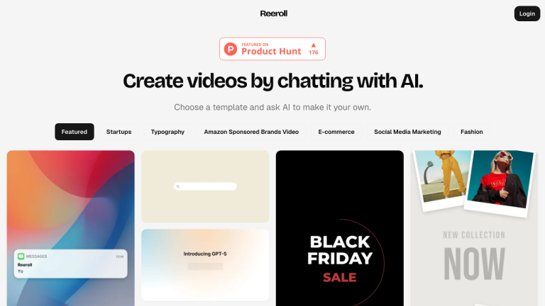 Reeroll: Create Videos by Chatting with AI | ChatGate