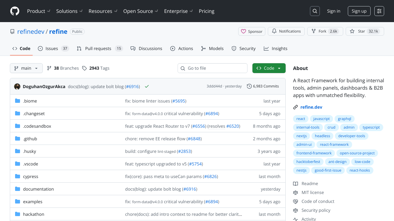 Refine: A Comprehensive React Meta-Framework for Data-Intensive Applications | ChatGate