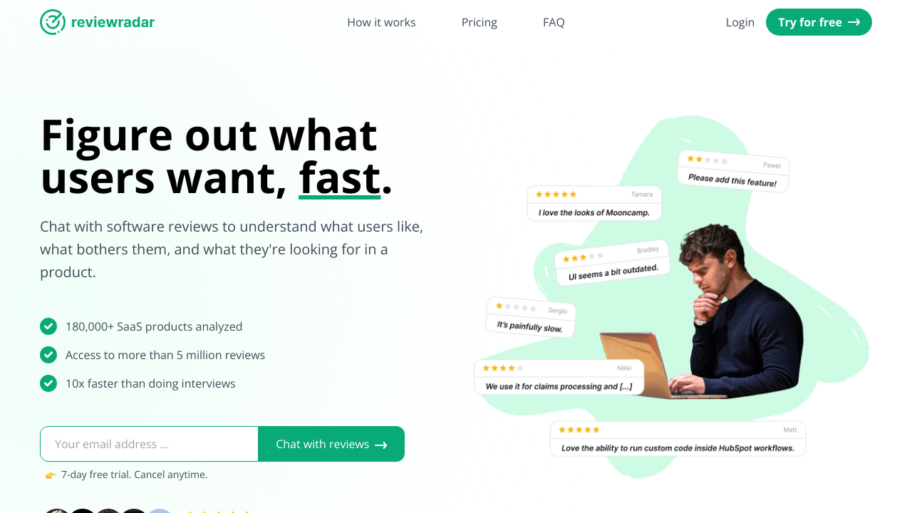 Reviewradar: Accelerating SaaS User Insight with AI-Powered Review ...