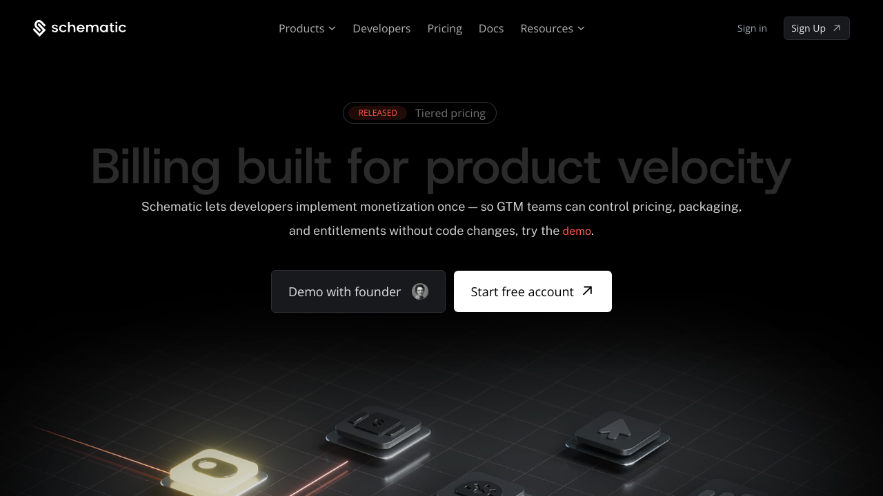 Schematic: Accelerating SaaS Monetization with Flexible, No-Code Billing | ChatGate