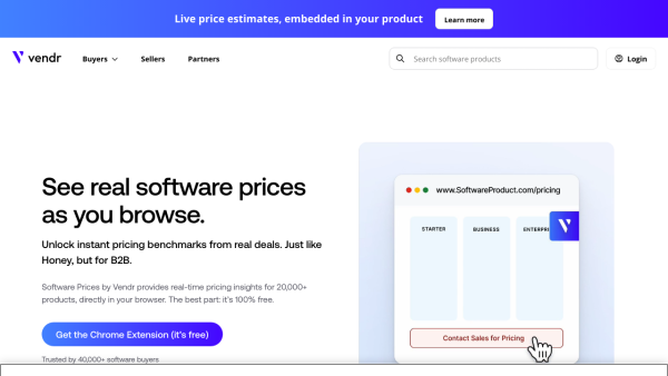 Vendr Chrome Extension: Unlocking Real-Time Software Pricing for ...