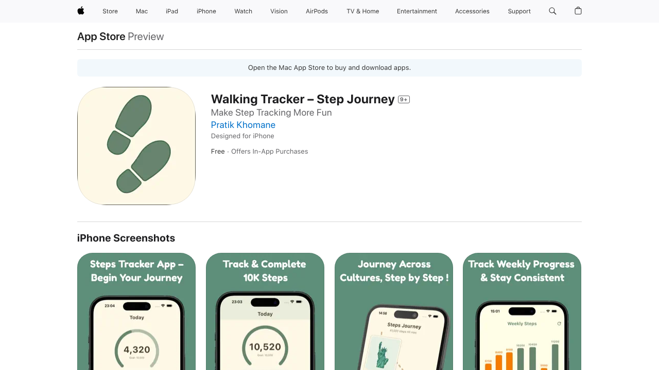 Walking Tracker – Step Journey: Turn 10K Daily Steps Into Global ...
